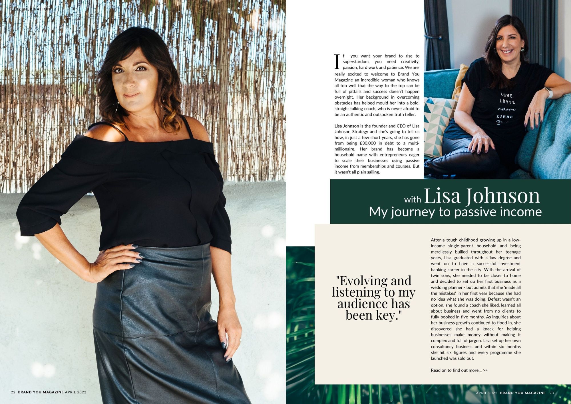 My Journey to Passive Income - Interview with Lisa Johnson - Brand You ...