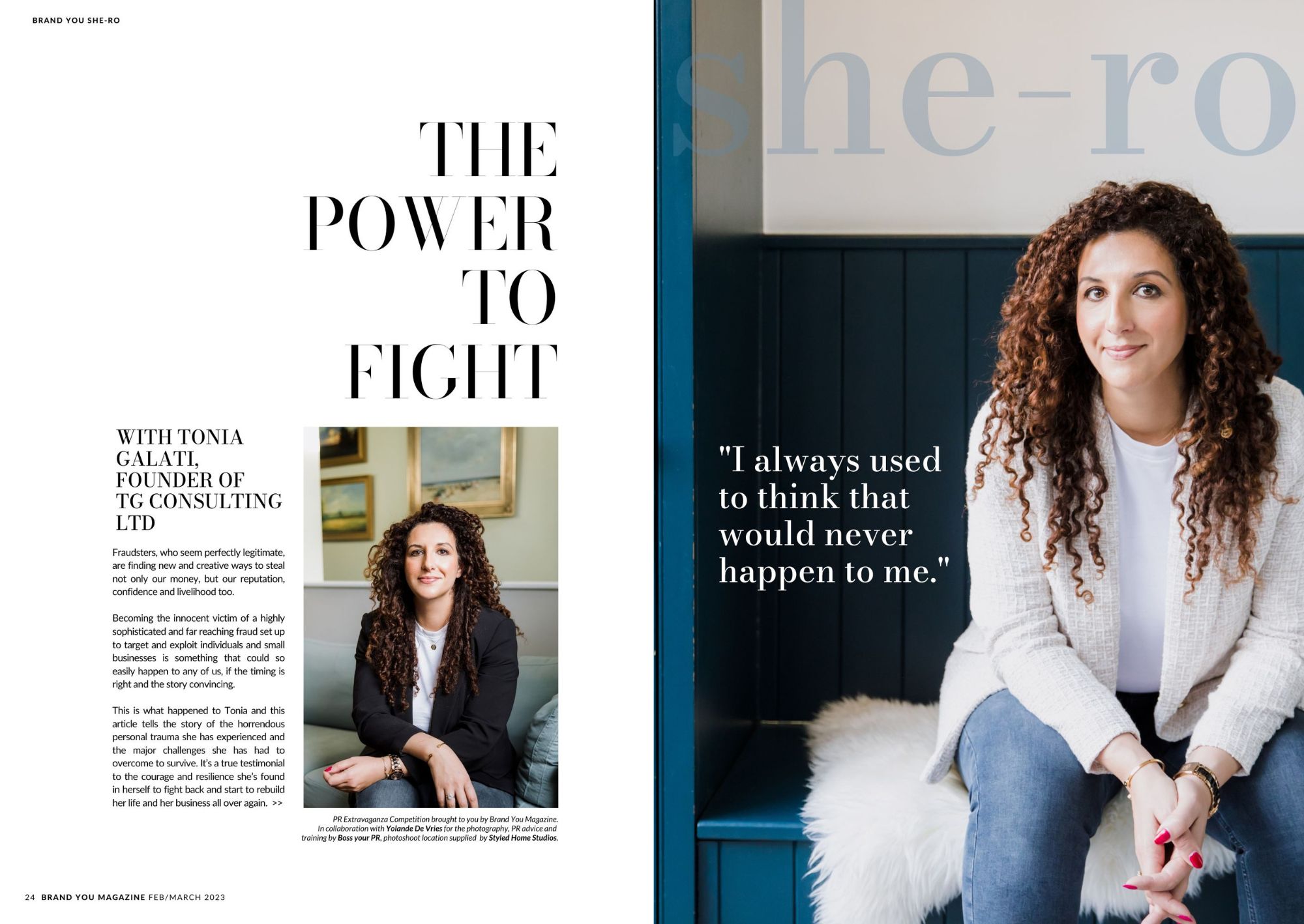 The Power to Fight - Interview With Tonia Galati - Brand You Magazine